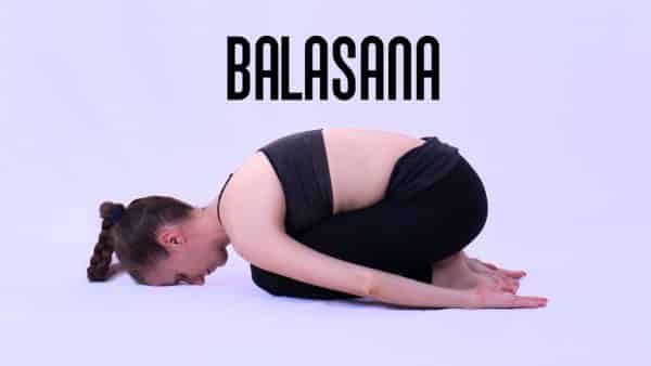 Balasana o Postura del Niño Prabhu Sangat Yoga
